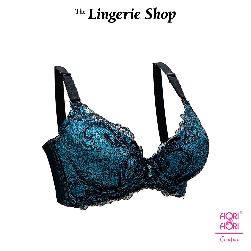 Fiori & Fiori Aurora Lace Wired Push-Up Bra B-Cup 11-1018 | Shopee Malaysia