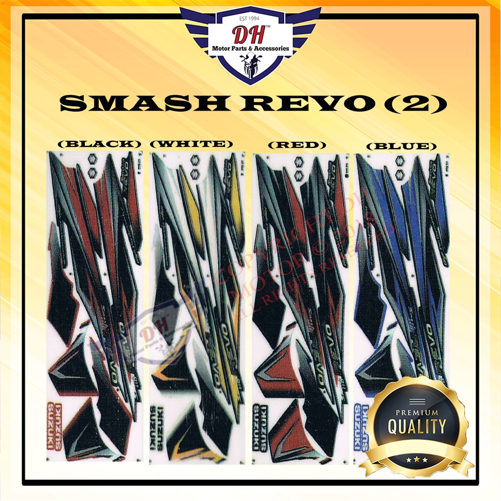 SMASH REVO (2) STICKER BODY STRIPE SUZUKI | Shopee Malaysia
