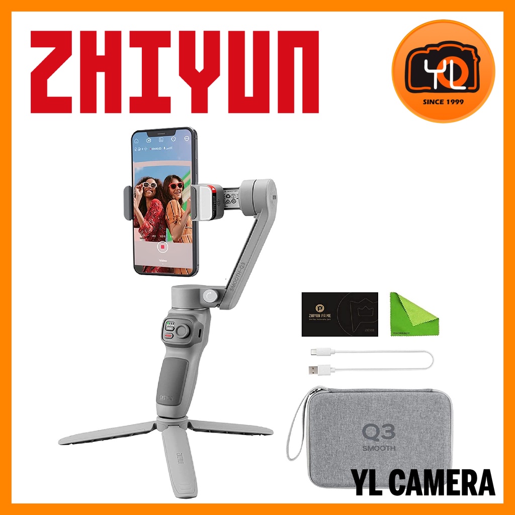 Zhiyun Tech Smooth Q3 Smartphone Gimbal Stabilizer (Standard / Combo) | Shopee Malaysia