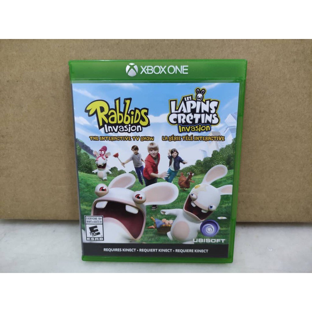 (Used) Xbox One Rabbids Invasion The Interactive Tv Show - Kinect ...