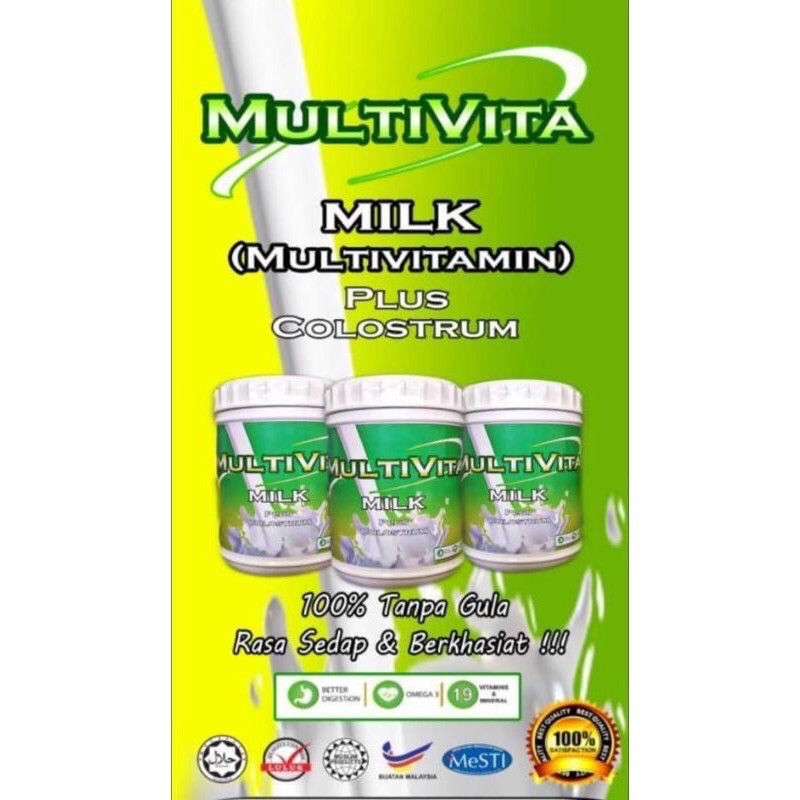 💥💥MULTIVITA + Plus Colostrum (4 botol + membership) 💥💥 | Shopee Malaysia