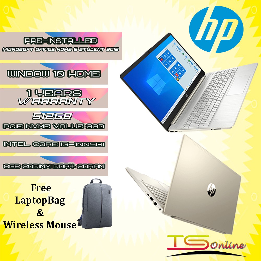 HP 15s-du2131TU Silver Color Laptop / Notebook ( i3-1005G1/ 512Gb SSD ...