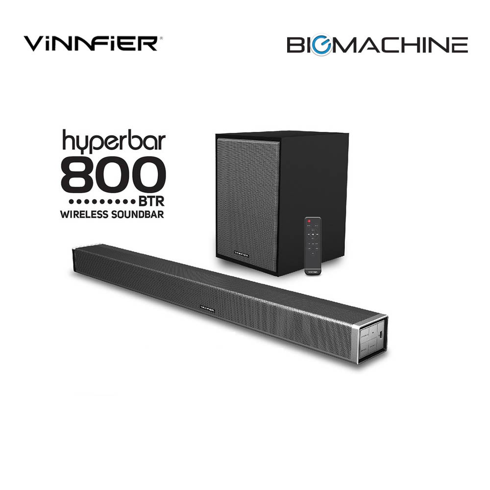 VINNFIER HyperBar 300 |303M | 500 | 800 Bluetooth Soundbar Remote ...