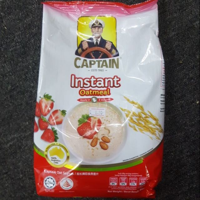 Captain Oats Instant Oatmeal 800g | Shopee Malaysia