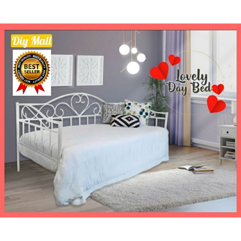 Modern Design Lovely Daybed/ Katil Siang Single.ReadyStock | Shopee ...