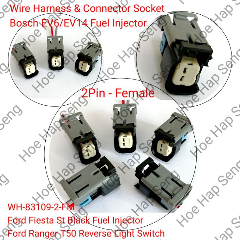 FORD FIESTA ST BLACK BOSCH EV6/EV14 TYPE FUEL INJECTOR/ FORD RANGER T50 ...