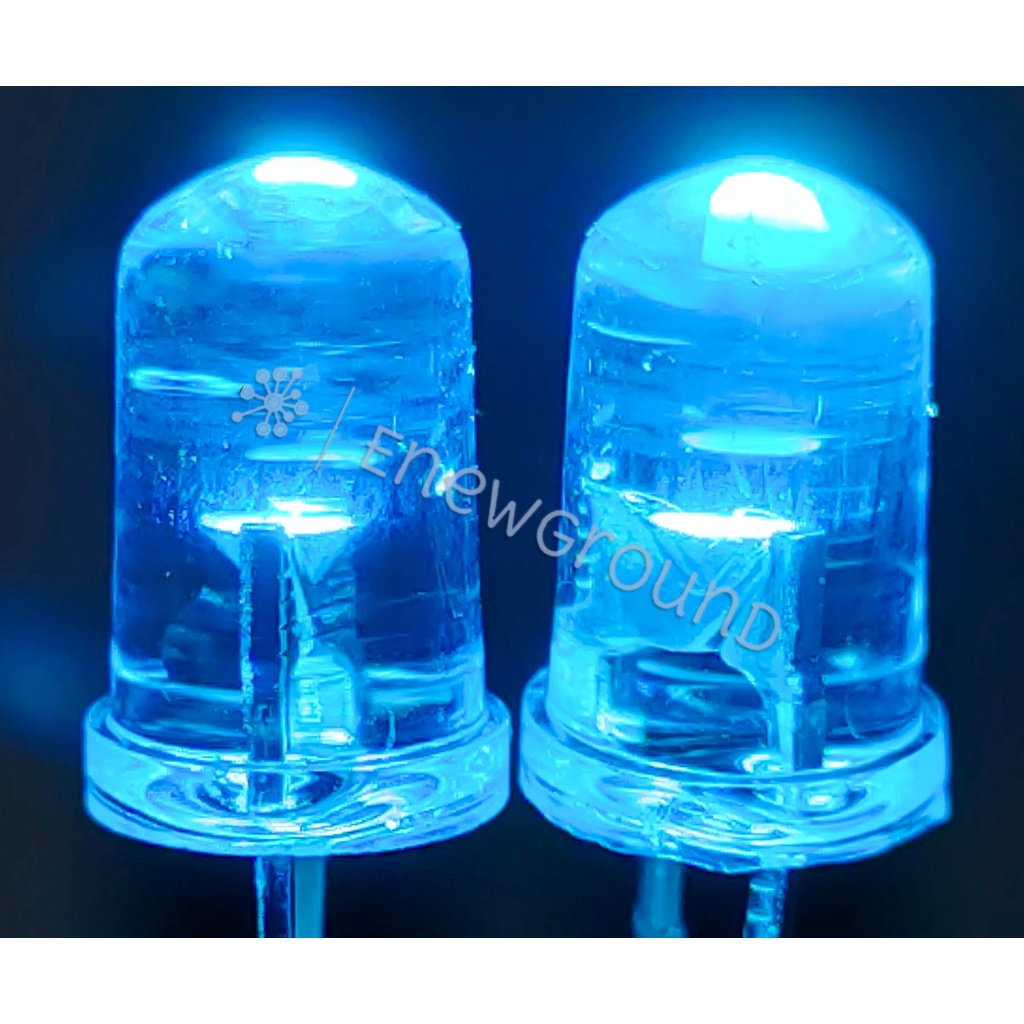 LED (super bright, 2 pin, 5 mm, short pin, 5 PCS/set, UV, white light ...