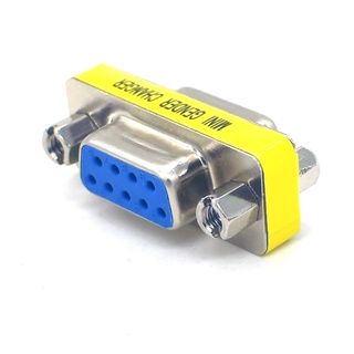 RS232 Female To Female to Male to Male Mini DB9 9Pin Gender Adapter ...