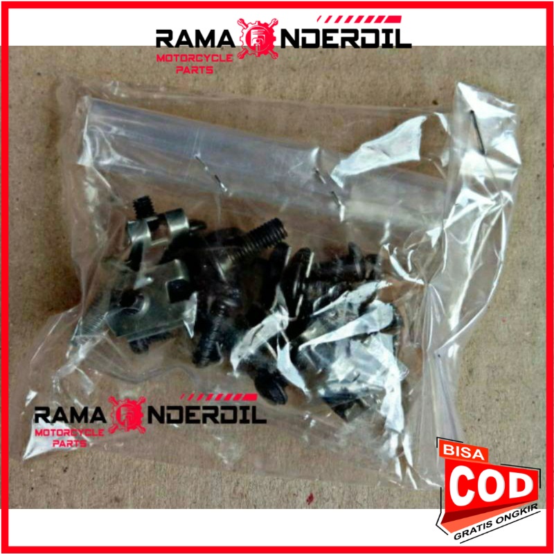 Honda Revo 110 Absolute front head shell full bolt/nut bolt | Shopee ...
