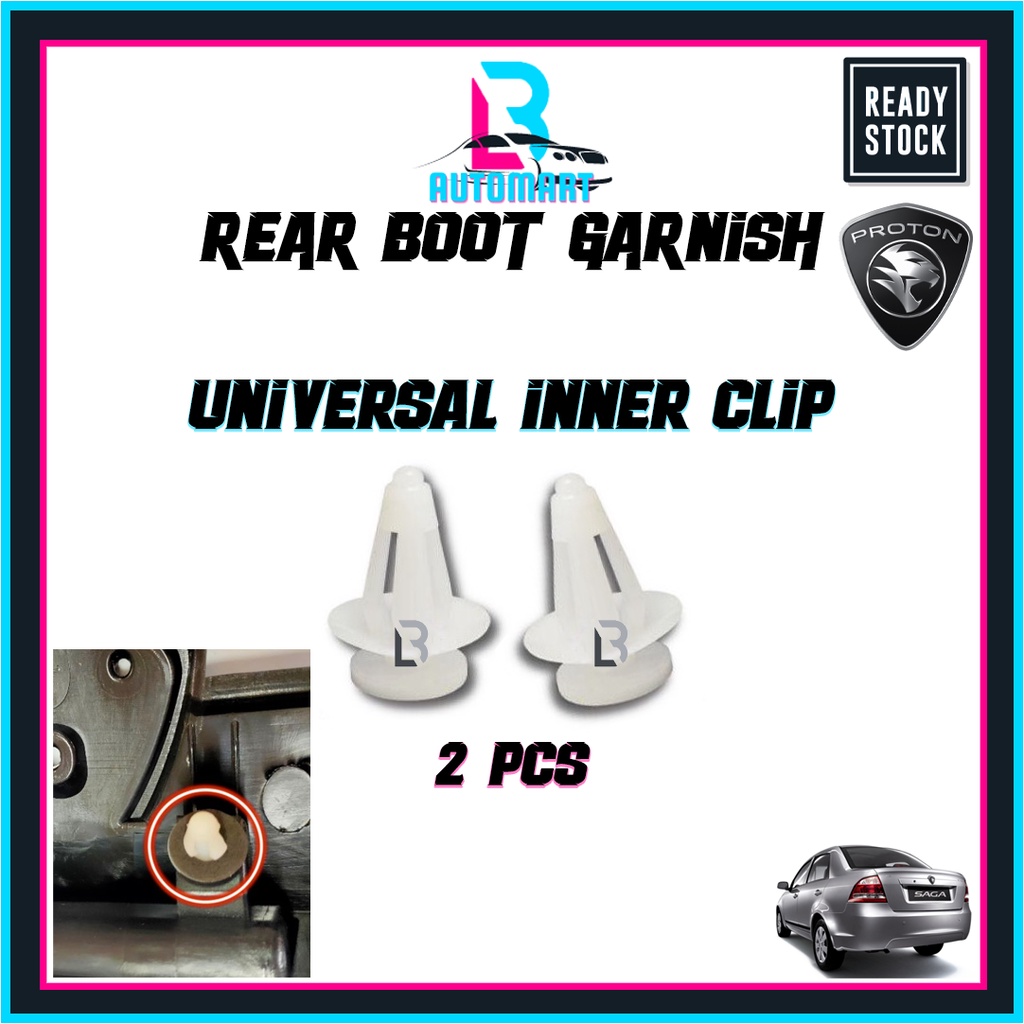 Proton Saga - BLM/FL/FLX Rear Bonnet / Boot Garnish (Chrome / Black ...