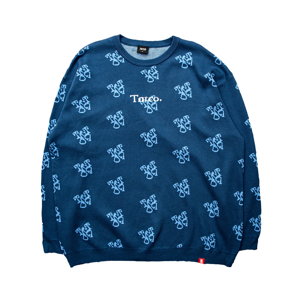 TNTCO Stickman Sweater (Navy) | Shopee Malaysia