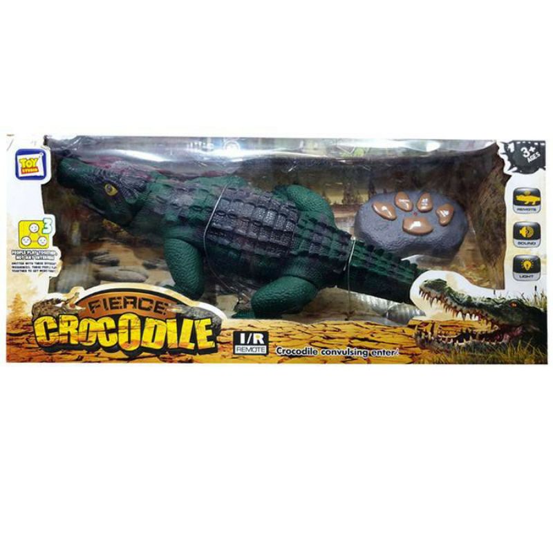 Rc CROCODILE FIERCE Toy REMOTE CROCODILE Road Forward Back And Forth ...