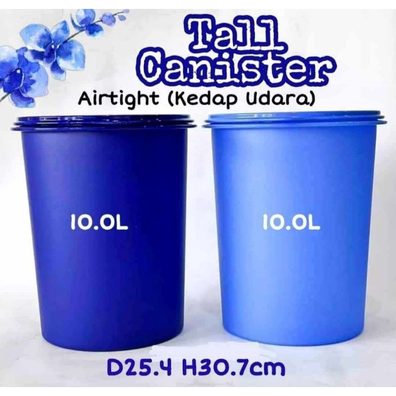 Tupperware 10L Tall Canister (1pc) READYSTOCK | Shopee Malaysia
