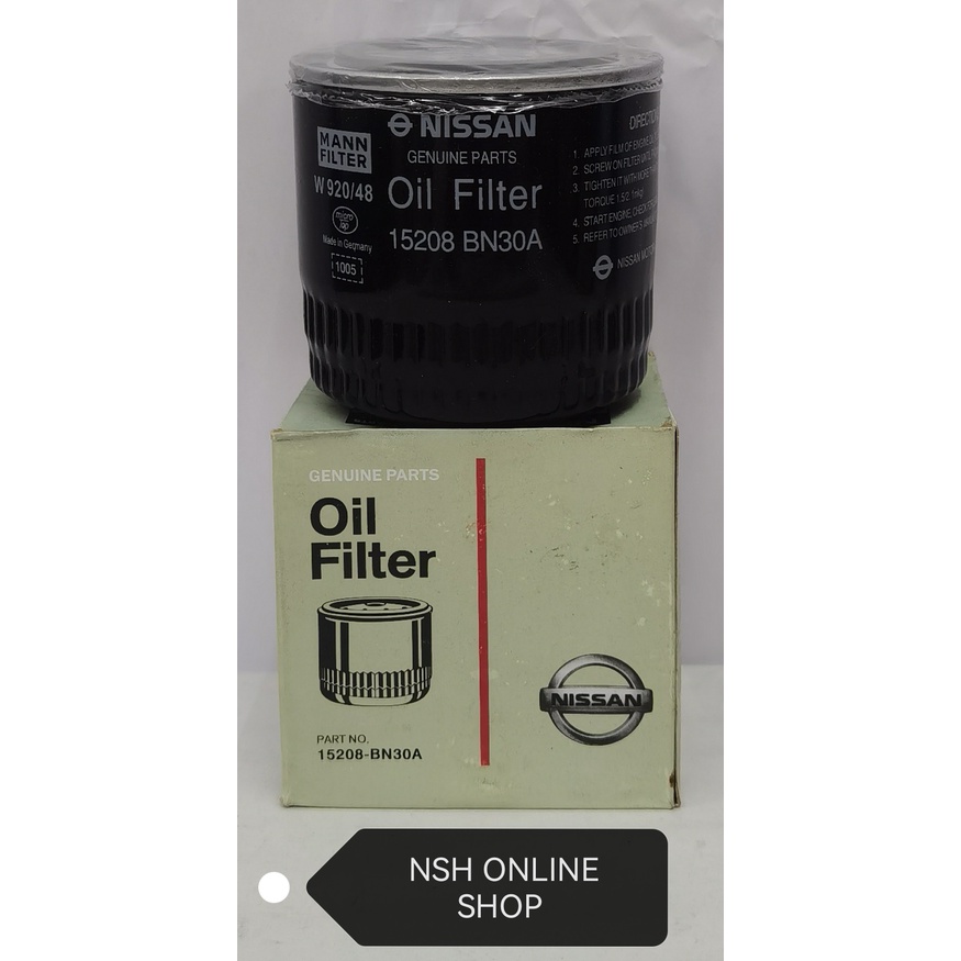 Oil Filter (Nissan Oem) for Nissan Navara 4X4 D40T D23T 2007-2019 Year ...