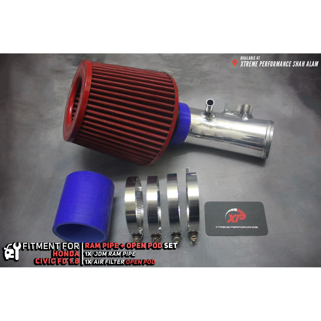 ORIGINAL READY STOCK JDM SPORT PREMIUM REM PIPE WITH OPEN POD FOR HONDA ...