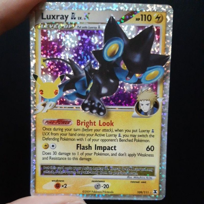 Pokemon Card TCG : 25th Celebrations: Luxray GL LV.X 109/111 Ultra Rare (Classic Collection) 100 ...