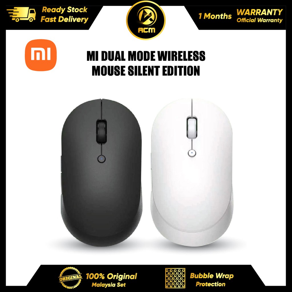 Mi Dual Mode Wireless Mouse Silent Edition 100% original | Shopee Malaysia