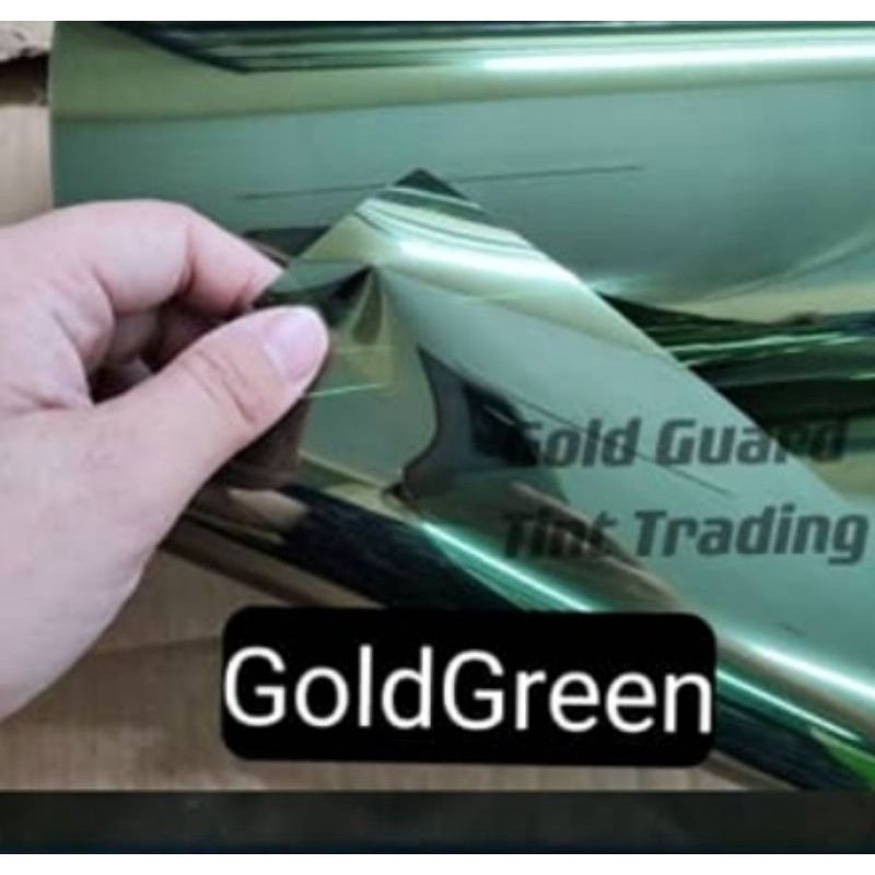 Tinted Gold Green/Tinted Kereta /Tinted Rumah /Window Film/home tint ...