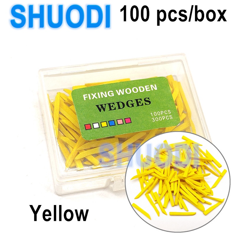 Dental Wedge Set Interdental Fixing Filling Wooden Wedge And 20 pcs ...