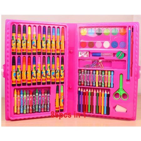 KIDS COLORING SET Kids Crayon Color Children Watercolour Set Warna ...