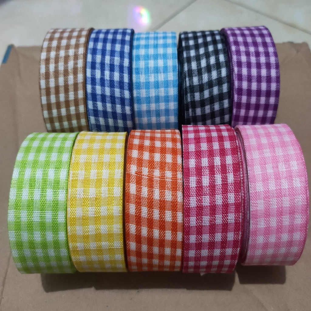 Meter Grid Plain Satin Ribbon | Shopee Malaysia