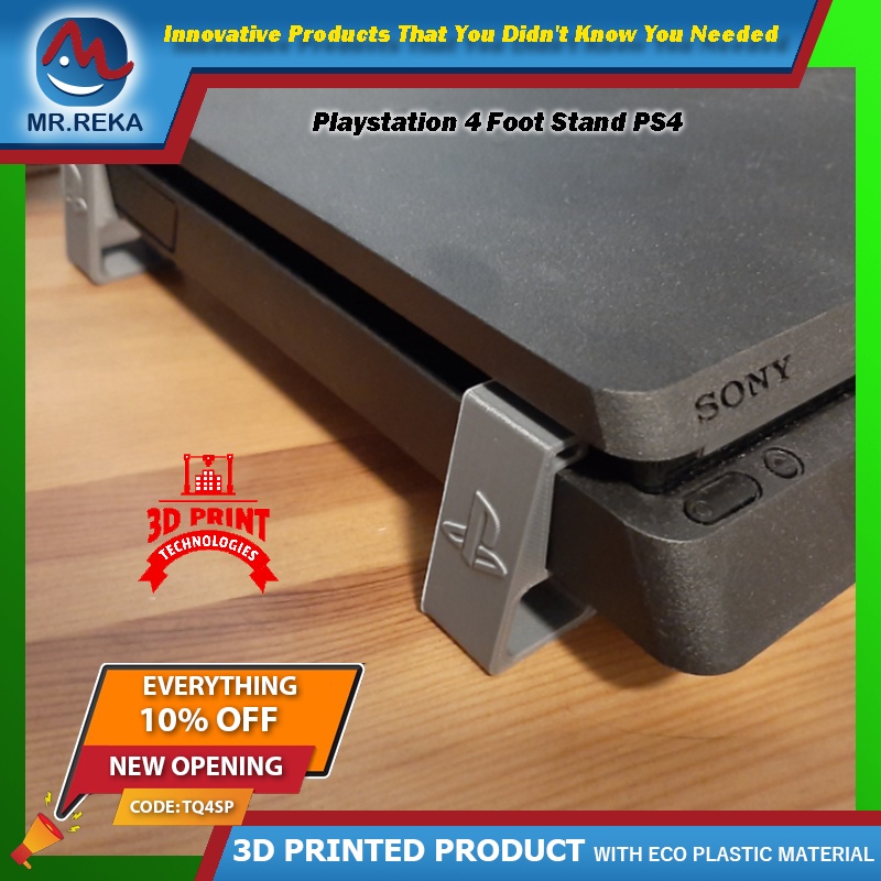 Playstation 4 Foot Stand PS4 (4 pcs) For PS4 Slim, Fat and Pro | Shopee ...