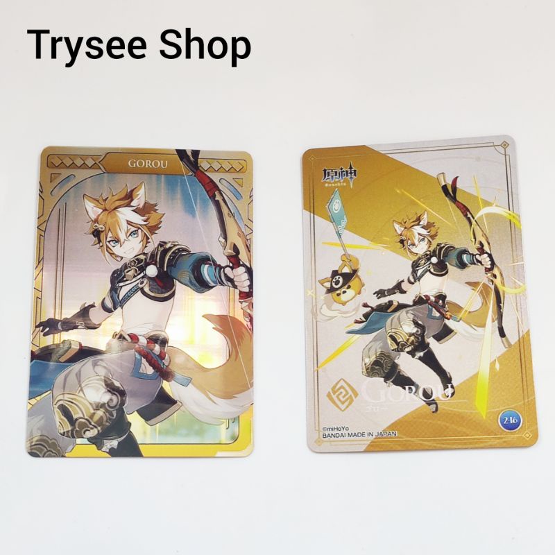 Genshin Impact Metal Card Collection Bandai Namco/Mihoyo Eula Shenhe ...