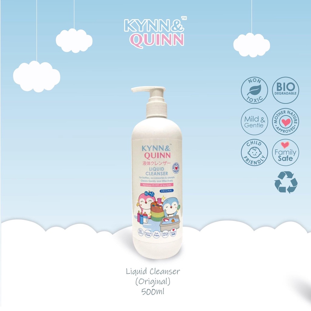 KYNN AND QUINN BABY DISH WASH 500ml - ORIGINAL | Shopee Malaysia