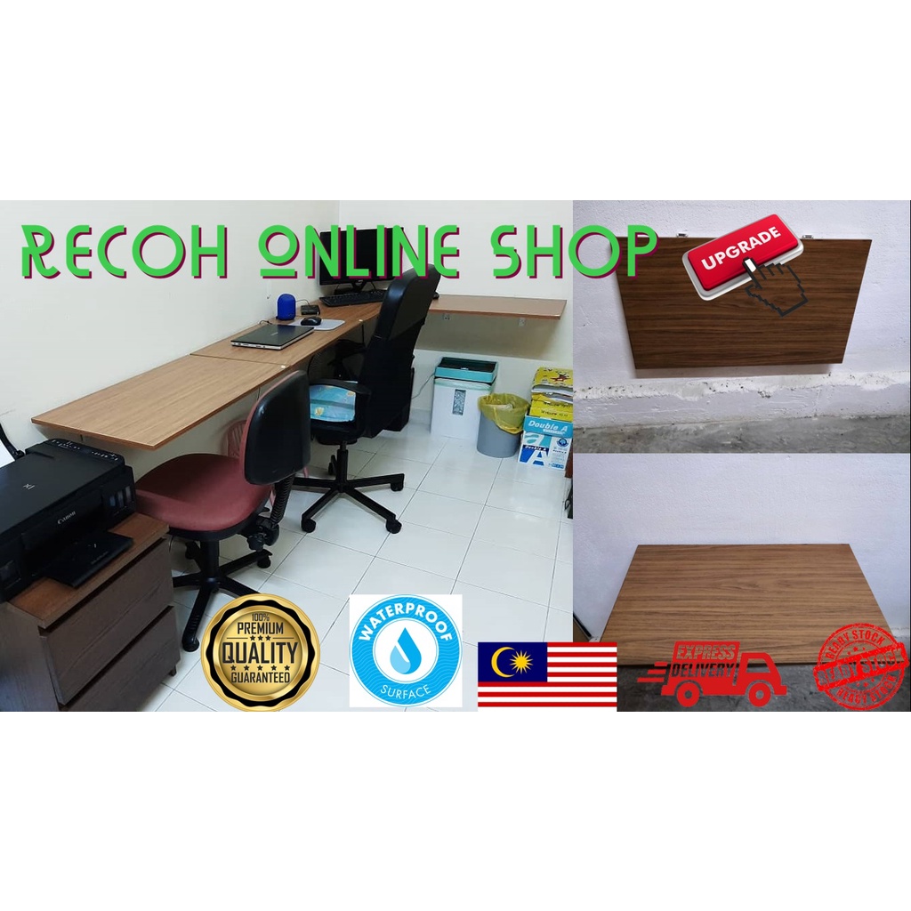 Waterproof Wall-Mounted Foldable Table Wall Table Meja Dinding Boleh ...