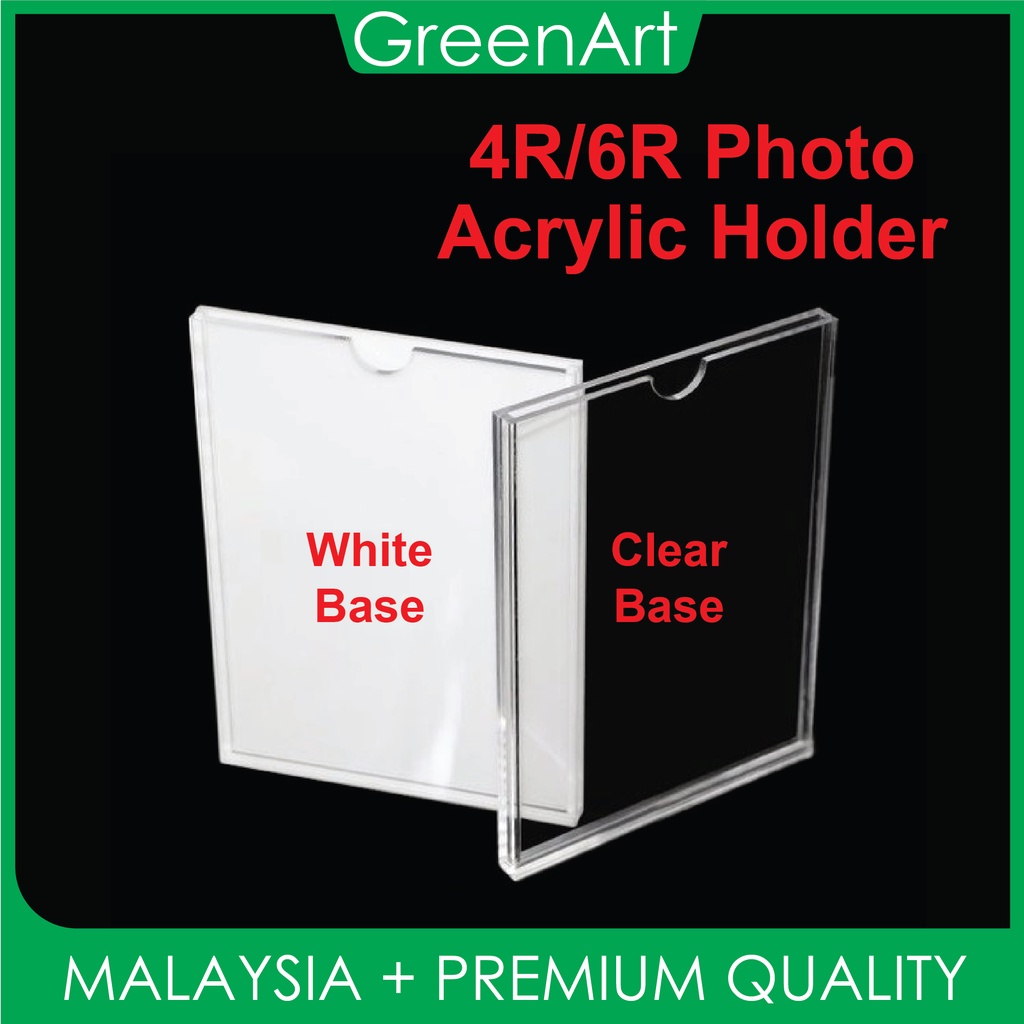 4R & 6R Transparent Acrylic Slot in frame Acrylic Pocket Acrylic holder ...