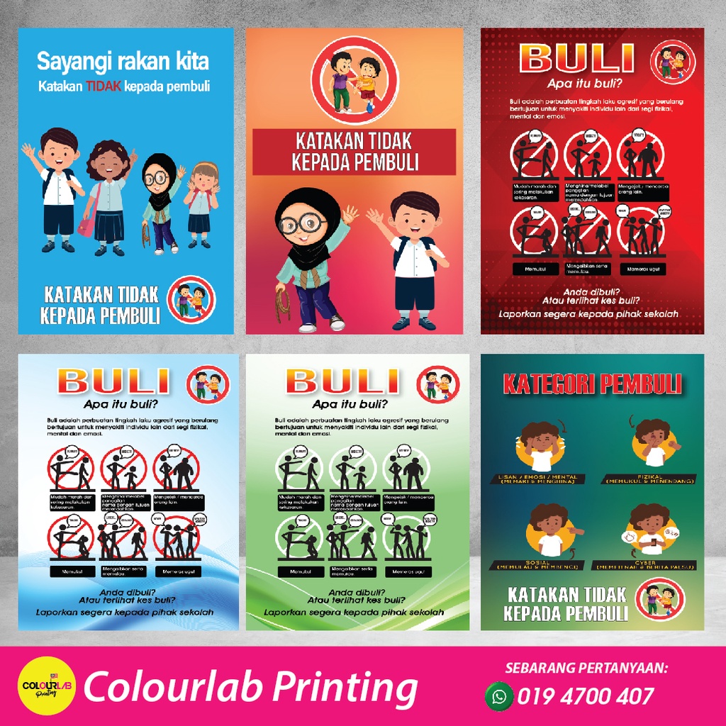 Banner Buli di sekolah | Shopee Malaysia