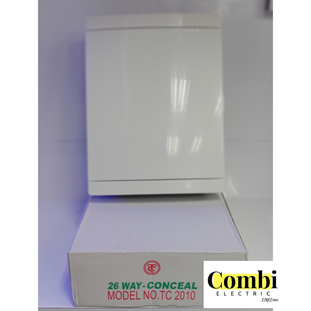 TC/Tham Chee 26 Way Conceal / Flush Type PVC, Plastic DB/Box/Enclosure ...