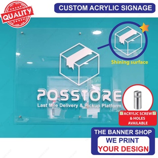 Custom Acrylic Signage, Custom Sticker Signage, Custom PVC Signage ...