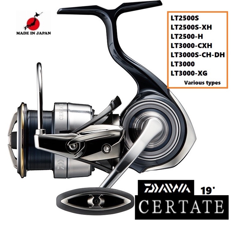 Daiwa 19 Certate LT Various types 2500/3000/S/S-XH/H/CXH/S-CH-DH/【direct from Japan】【made in ...