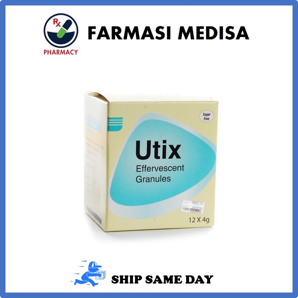 Utix Effervescent Granules 12 x 4g sugar free for urinary tract ...