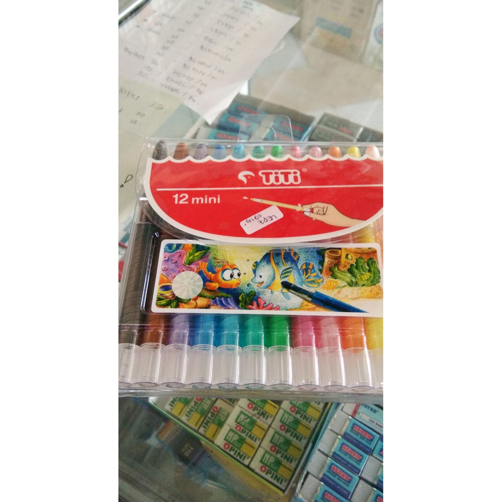 Titi Play Crayons 12 Colors | Shopee Malaysia