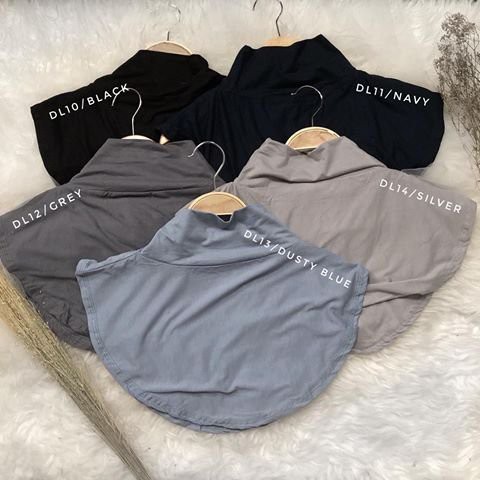 Hijab Neck Cuffs | Quality Spandex Hijab Inner Neck Cuffs Inner Baju ...