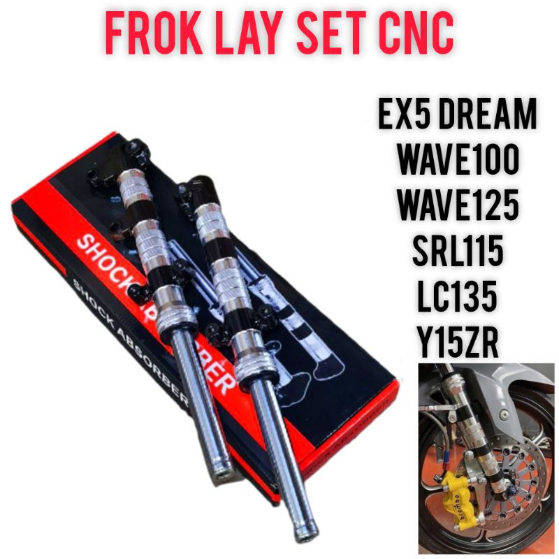 FORK LAY SET CNC LC135/Y15ZR/WAVE125/WAVE100/EX5 DREAM | Shopee Malaysia