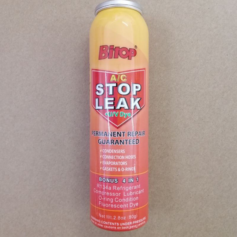 Original Bitop 4 in 1 Multi Function A/C Stop Leak Leakage+U/V Dye ...