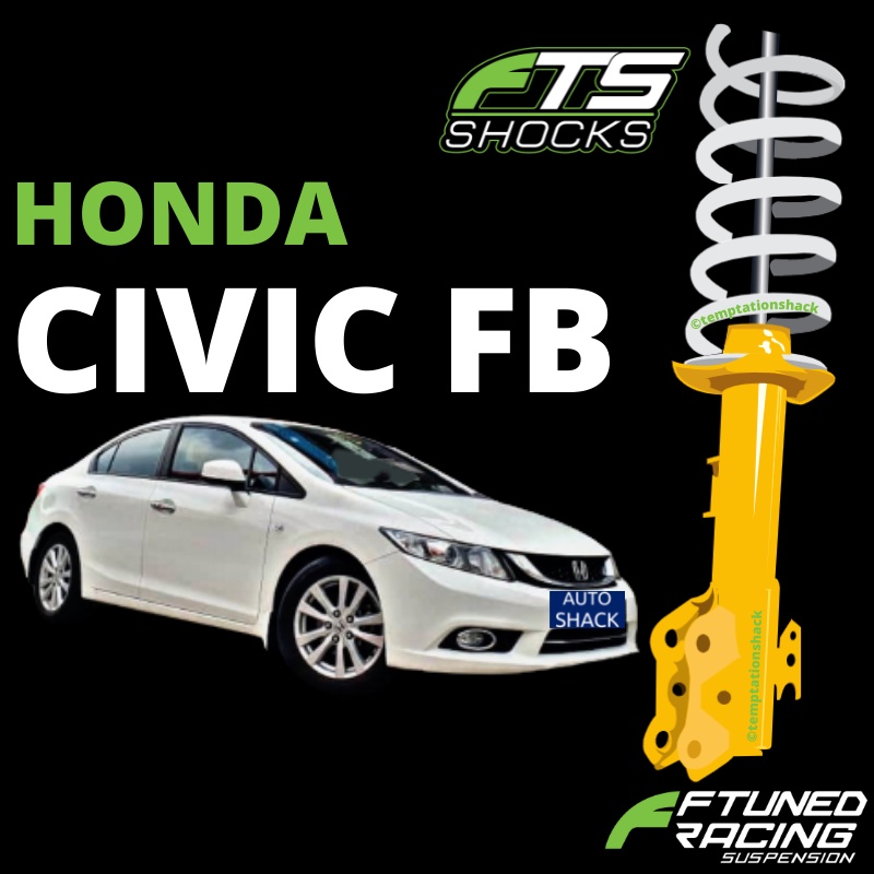 Honda Civic FB F Tuned FTS Shocks Absorber Suspension - Sistem Penyerap ...