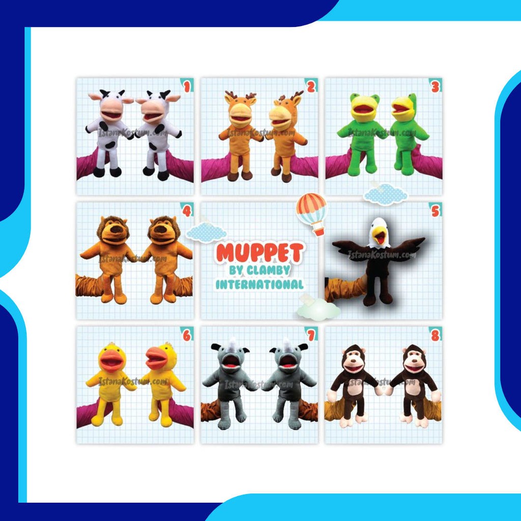 Hand Puppet Muppet Hand Puppet Toy Educational Fairy Tale Animal Puppet ...