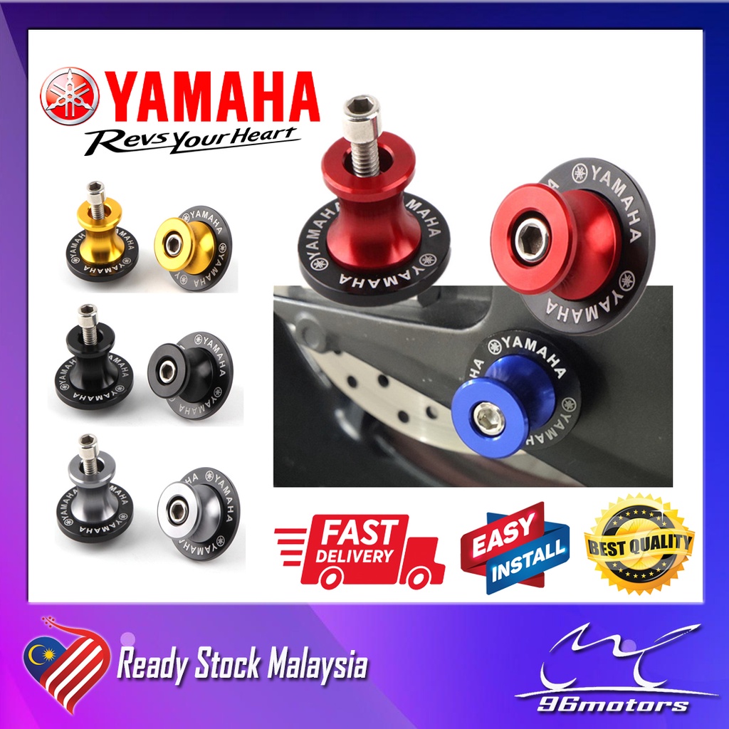 Yamaha Bobbin Swing Arm Spool Sliders Paddock M6 6mm Sliders CNC ...