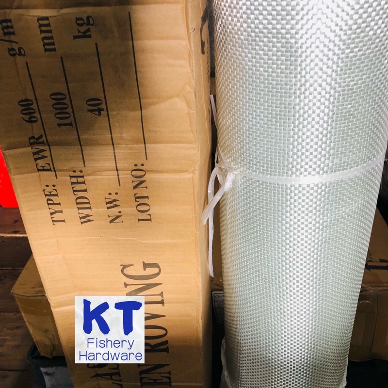 Fiberglass EWR600 [40kg] E-Glass Woven Roving Fiberglass Mat Kain Fiber ...