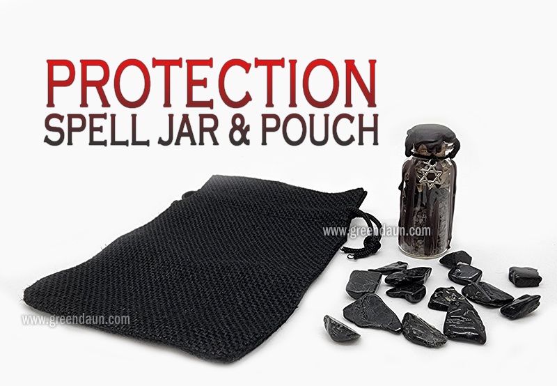 Protection Jar Pouch Bag to Protect from Negative Negativity Bad Energy ...