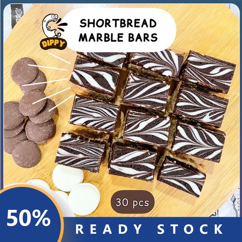 Harun 46 Aref(HOT ITEM) [KUIH RAYA] Shortbread Marble Bars Biscuits ...