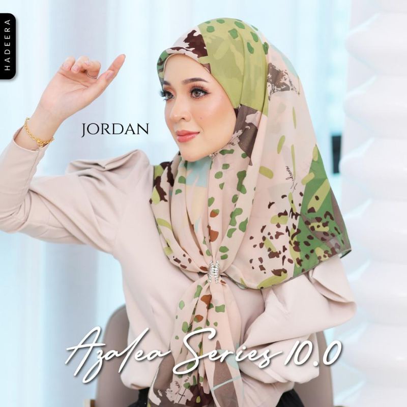 Ironless Bawal chiffon tudung HADEERA AZALEA series premium bawal ...
