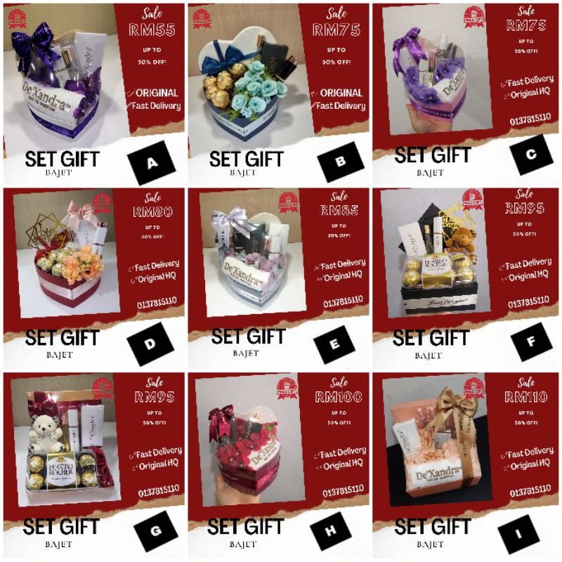 DEXANDRA SET HADIAH/HANTARAN (BIRTHDAY/ANNIVERSARY/TUNANG/KAHWIN ...