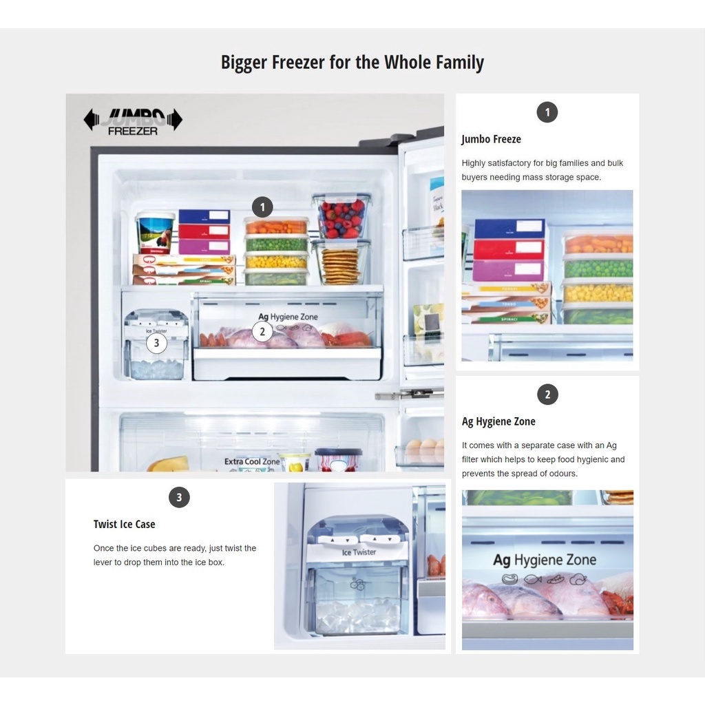 [SAVE 4.0] Panasonic 610L 2 Door Inverter Refrigerator NR-TZ601BPKM ...