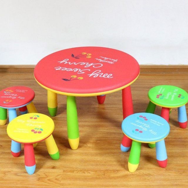 STUDY PLAYING DINING KIDS ROUND SHAPED TABLES | Shopee Malaysia