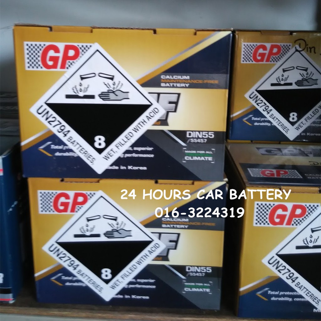 GP MF GOLD DIN55/L (55457) CAR BATTERY | Shopee Malaysia